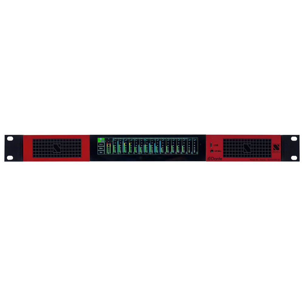 Nixer RLC64 - 64-Channel Audio Over IP Monitor (Dante)
