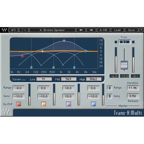 Waves TransX Transient Processor (VST/AU/AAX)